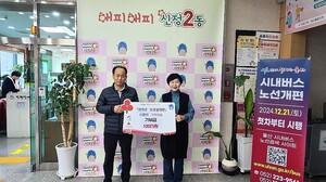 울산 남구 이종보·여승은 부부, 조손가정 돕기 100만원 전달